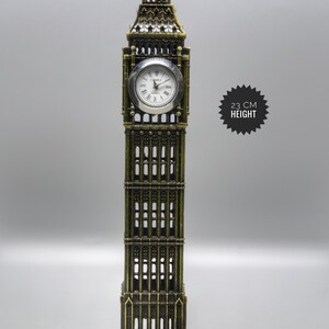 Vintage Big Ben Clock Tower Replica With Functional Clock - London ...