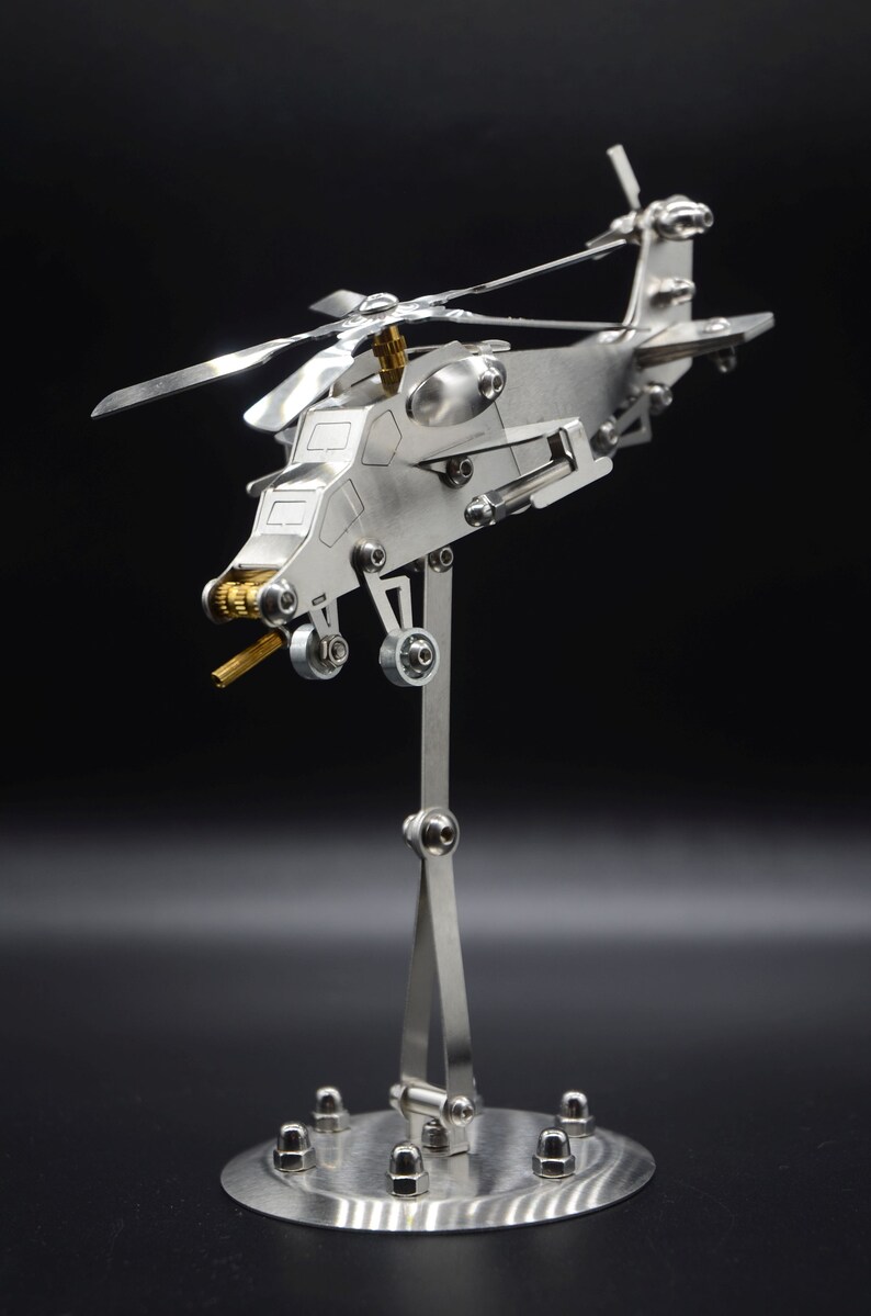 Stainless Steel Classic Helicopter Model Joint Can Mobilize Home ...