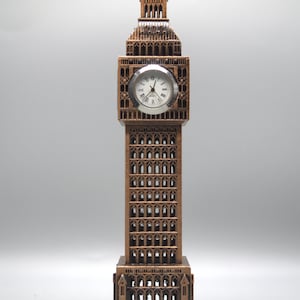 Vintage Big Ben Clock Tower Replica With Functional Clock - London ...