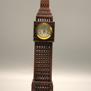 Miniature Big Ben Clock Tower Replica London Souvenir Desk Clock With ...