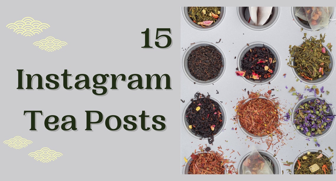 TEA Instagram Posts, Template Bundle, Tea Posts, Canva Templates, Anti ...