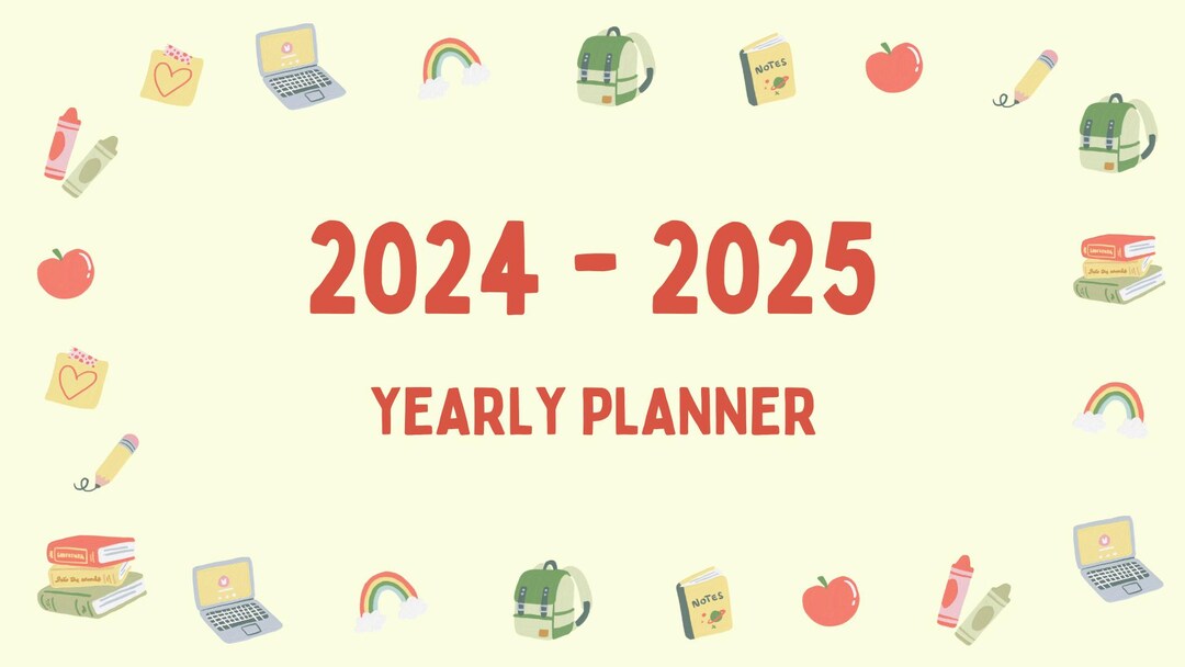 School Year Calendar, Back to School Calendar for Kids, 2024 2025 ...