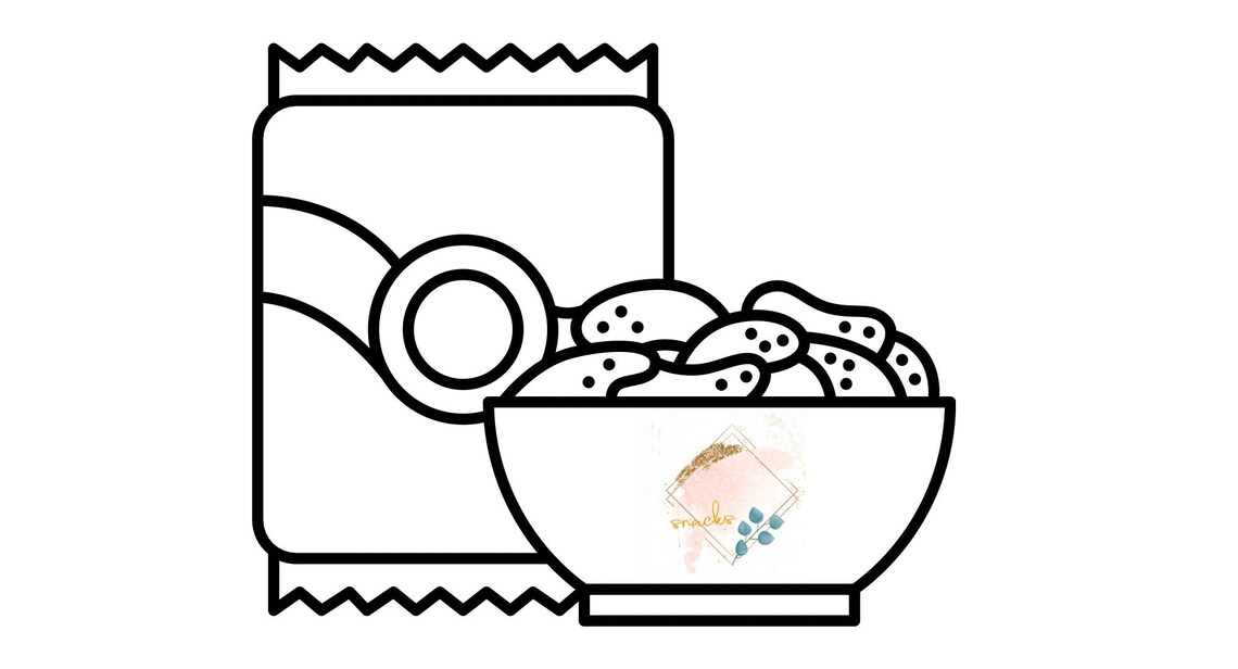 Snack Food Fabric Sticker for Pantry Organize Shelf Organizer Food ...