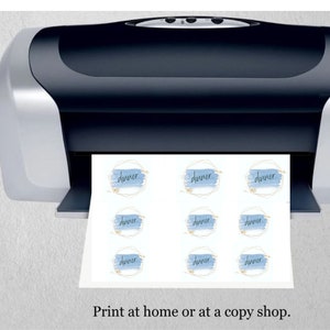 Editable Wedding Print for Placeholder, Sticker Label, Dinner Food ...