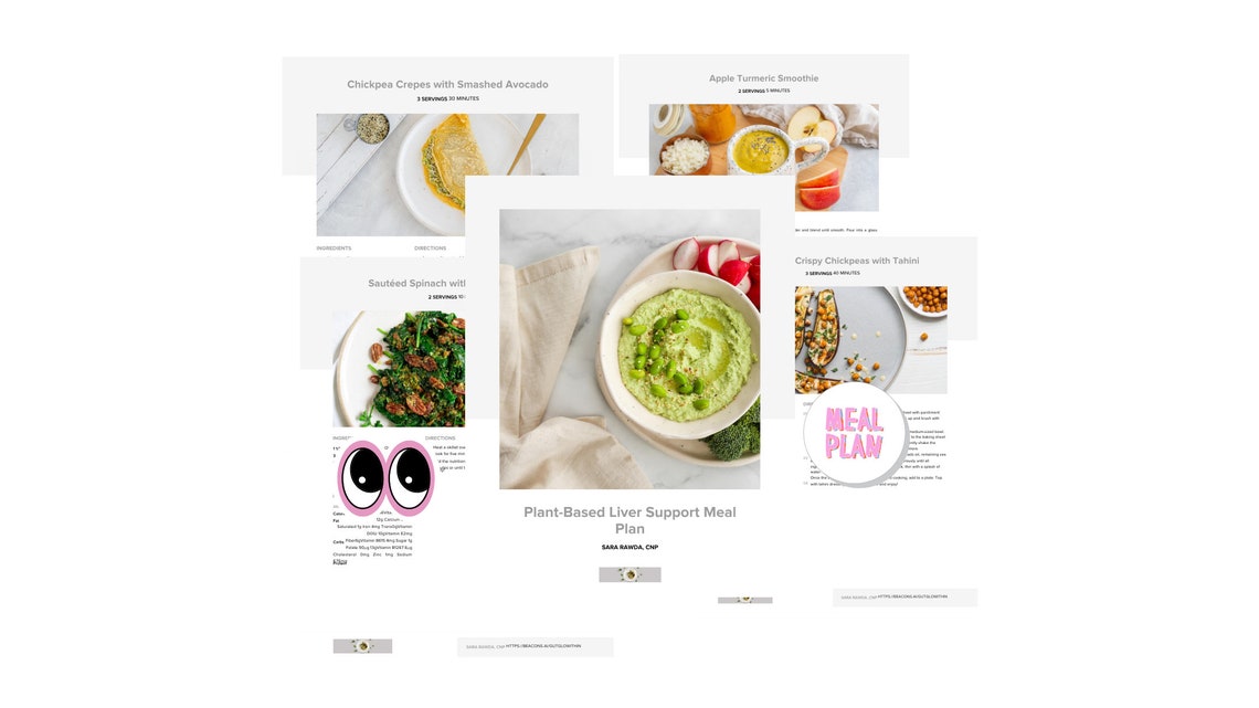 7-day Liver Health Meal Plan, Plant-based and Macro Friendly Recipes ...