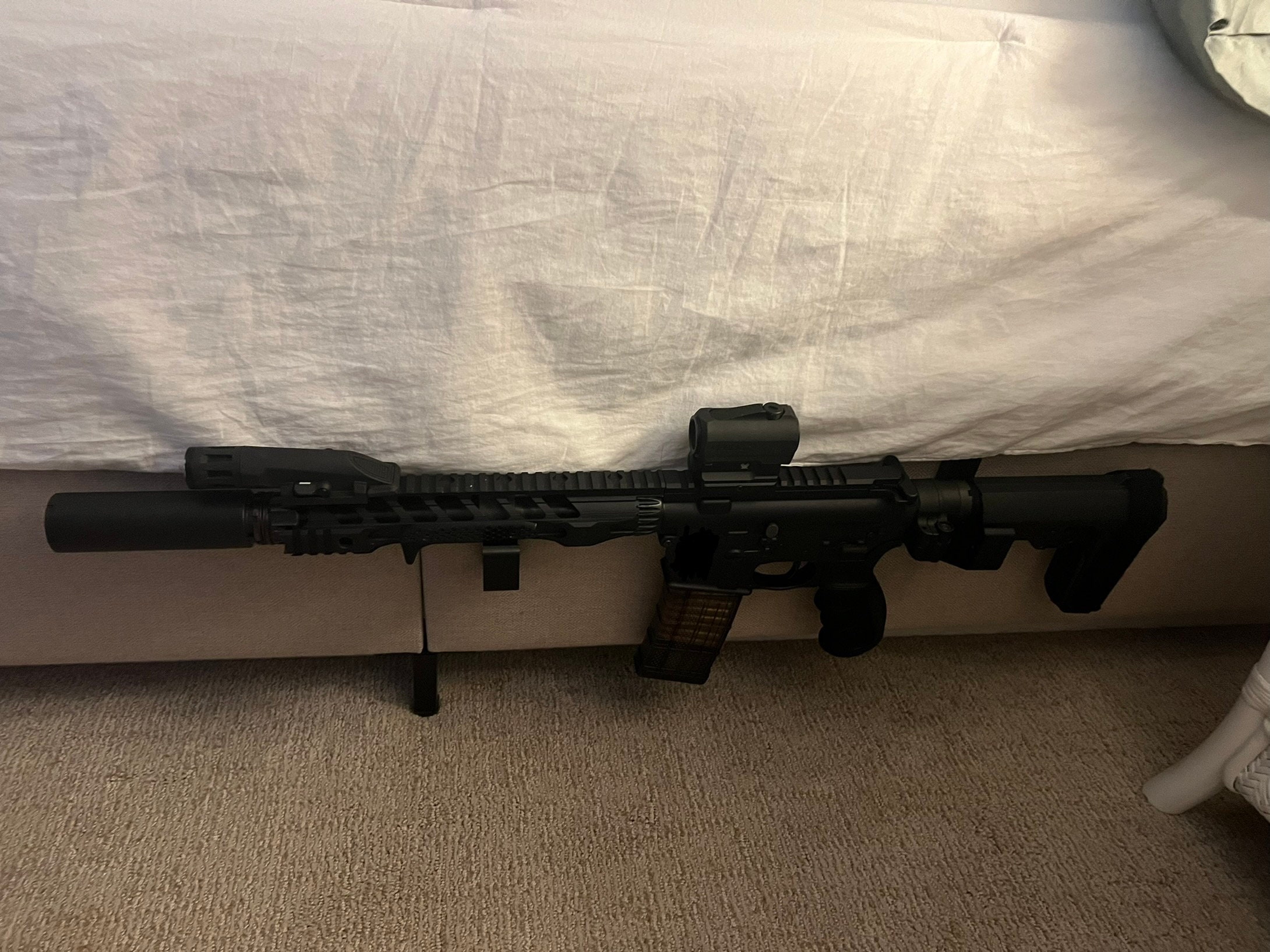 3D Printed Bedside Rifle Rack - Etsy