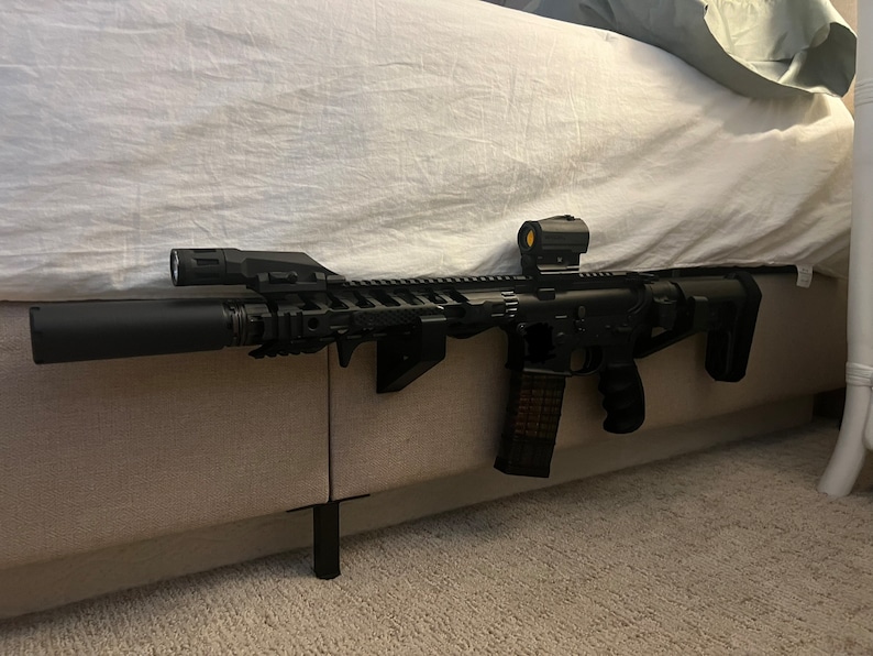 3D Printed Bedside Rifle Rack - Etsy