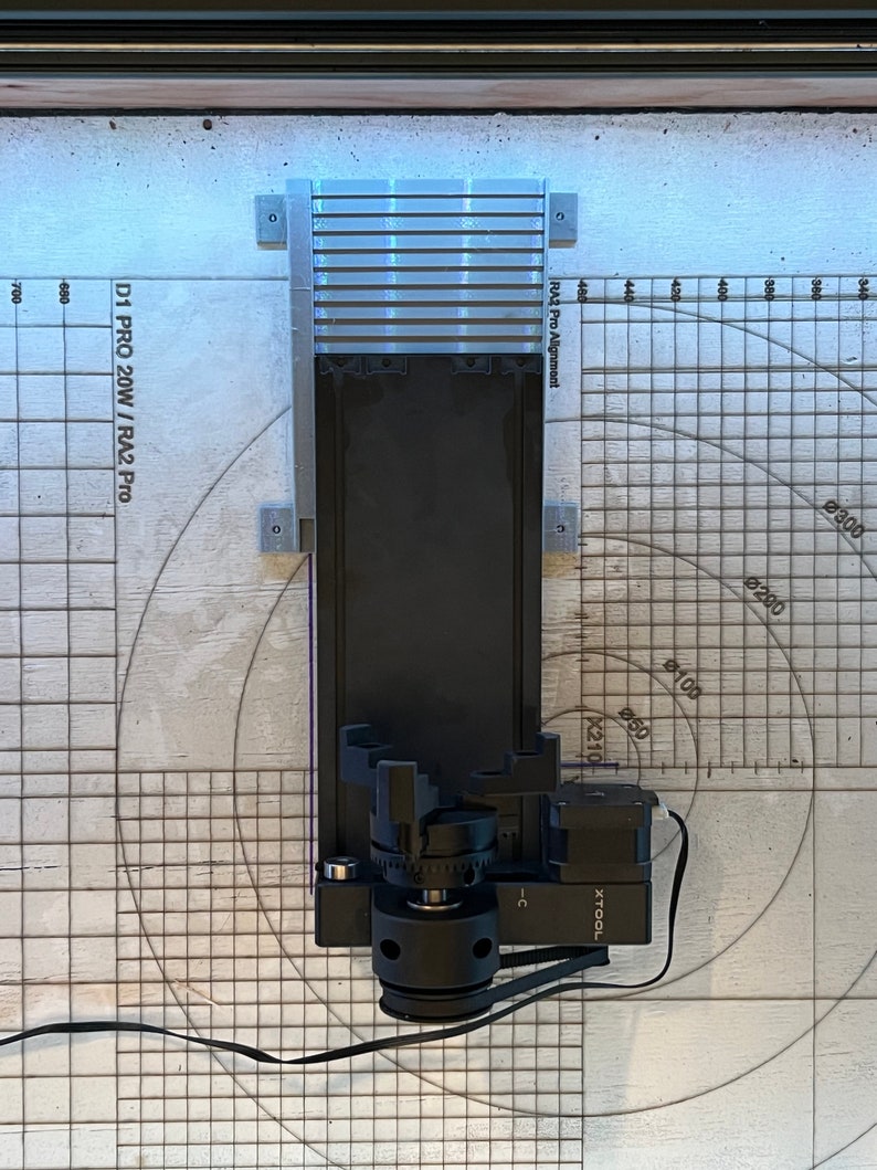 Mountable Leveling Jig for Xtool Rotary RA2 Pro STL 3D Print File - Etsy
