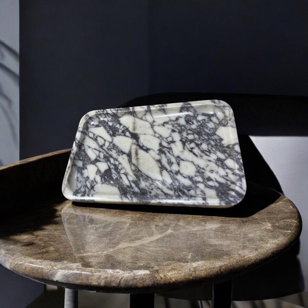 Natural Marble Tray, Large Marble Tray, Marble Serving Tray, Home Gifts ...