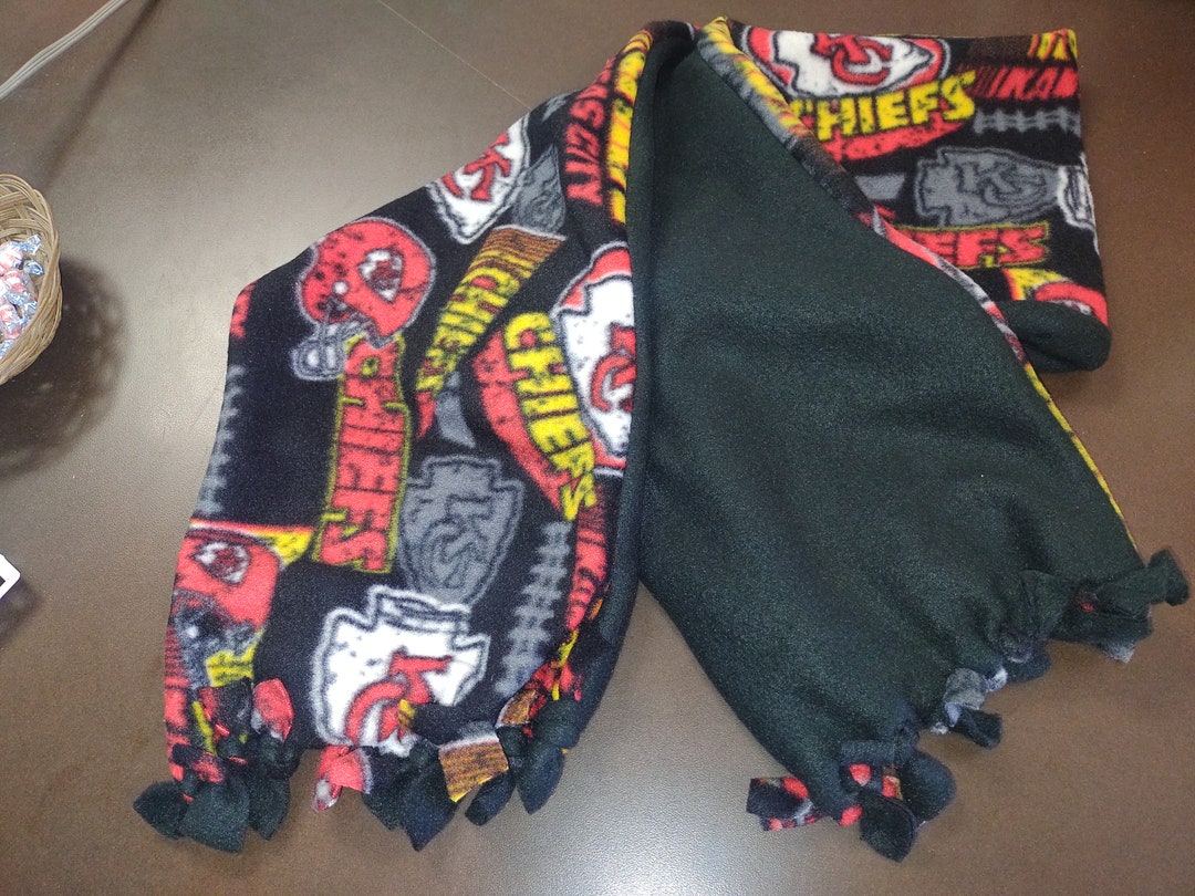 Kansas City Chiefs Retro Fleece Scarf, Retro Scarf, Chiefs Fleece Scarf ...