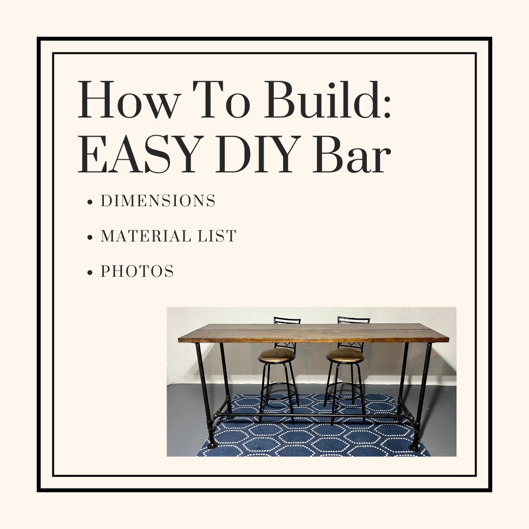 Easy DIY Bar - Etsy