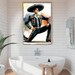 Mexican Charro Dancer Wall Art Printable | Mariachi Performer Portrait ...