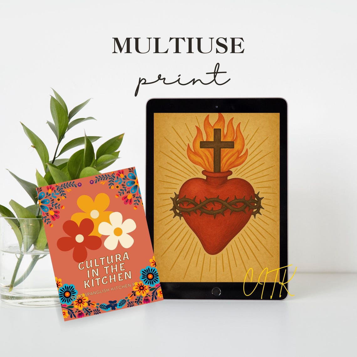 Sacred Heart of Jesus Printable | Corazón Sagrado Digital Art ...