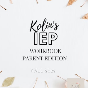 IEP Parent Guide, IEP Parent Workbook, Special Education, Teacher ...