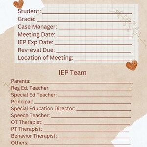 IEP Parent Guide, IEP Parent Workbook, Special Education, Teacher ...
