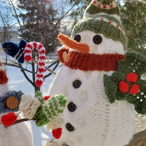PDF Knitting Pattern, Snowman Knitting Pattern, Snowman, Christmas Gift ...