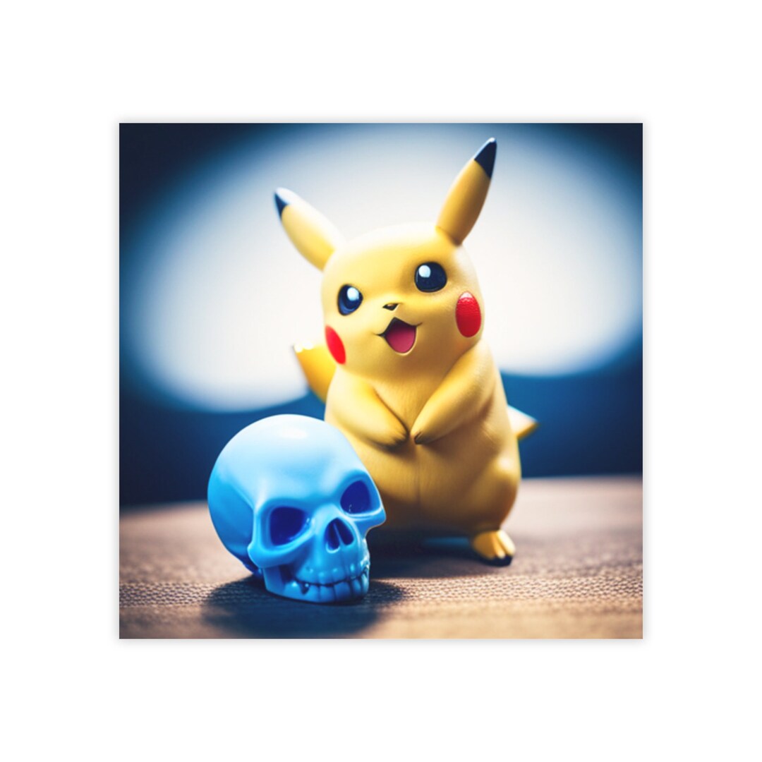 PIKA BLUE SKULL Post-it® Note Pads - Etsy