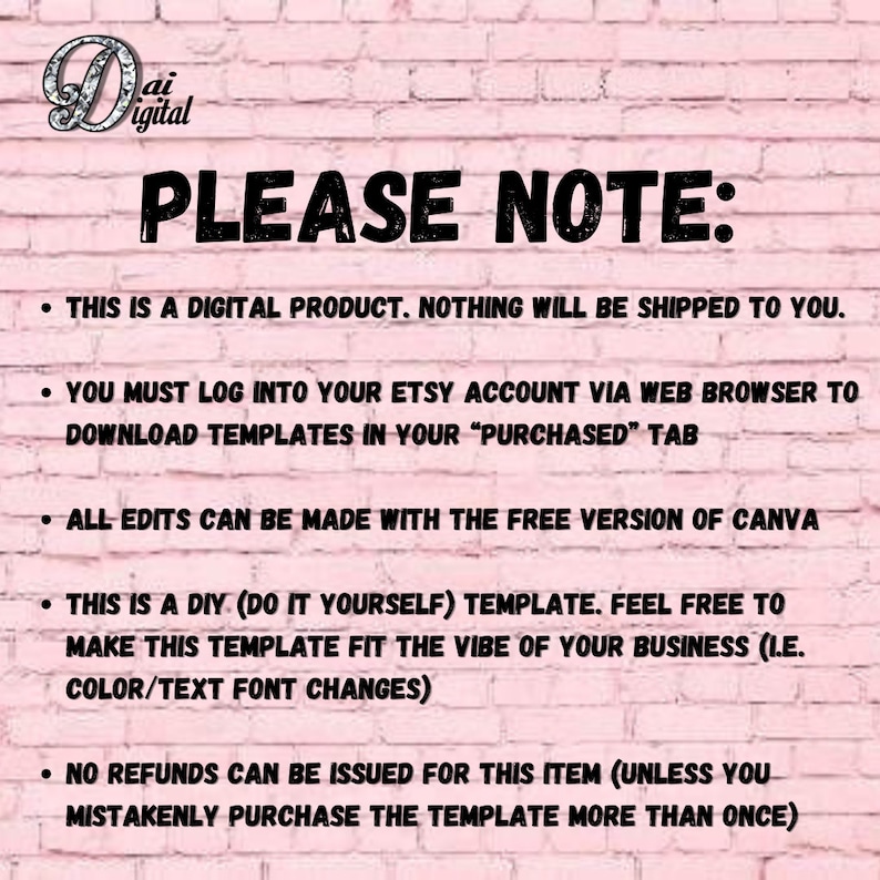 Pink Girly DIY Price List Flyer | DIY Social Media Flyers ...