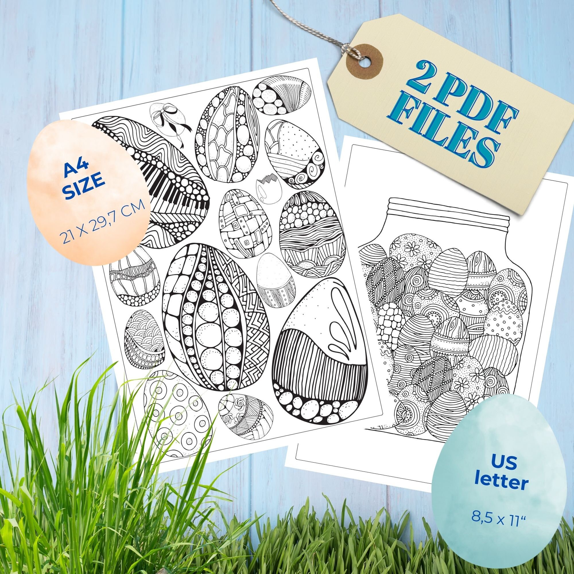 Easter Advanced Coloring Pages, Advanced Coloring, Adult Coloring Pages ...