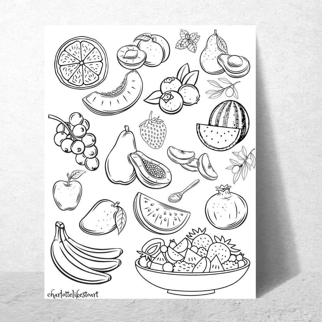 Printable Colouring Sheets, Instant Download A4, for Kids - Animals ...