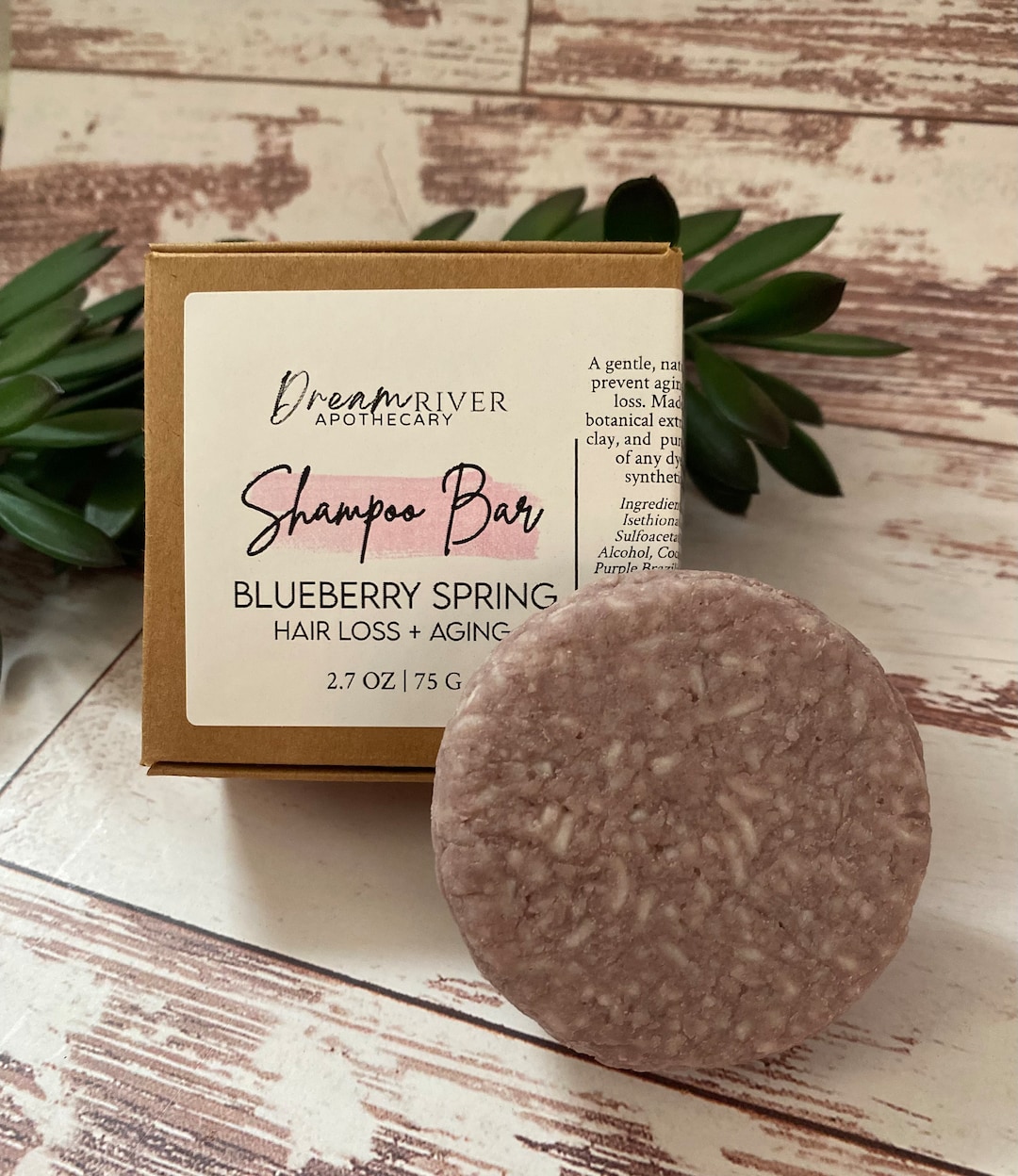 Blueberry Spring Shampoo Bar All Natural Shampoo Bar Aging - Etsy