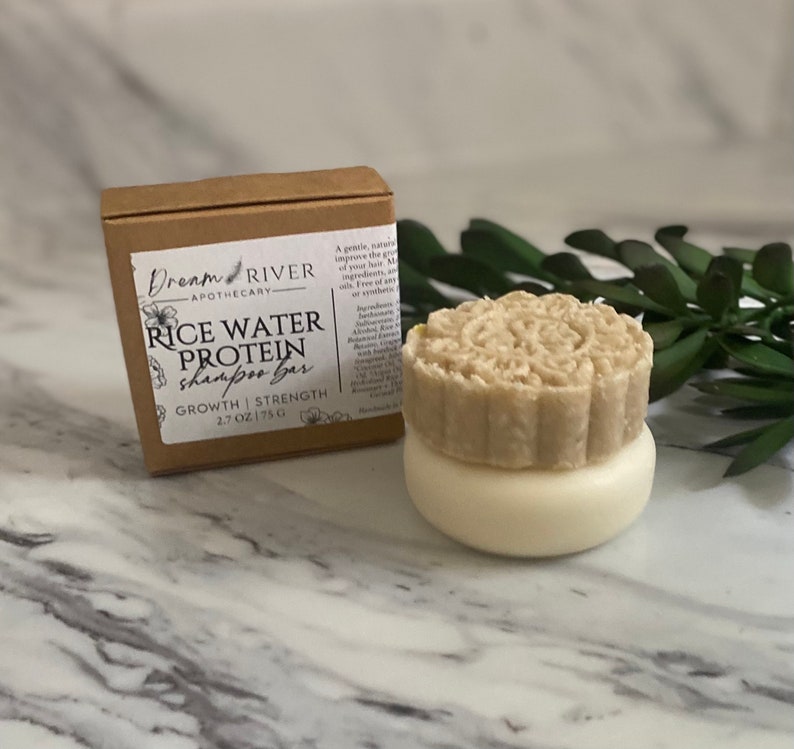 Rice Water Shampoo Bar Solid Shampoo All Natural Shampoo Hair Growth ...