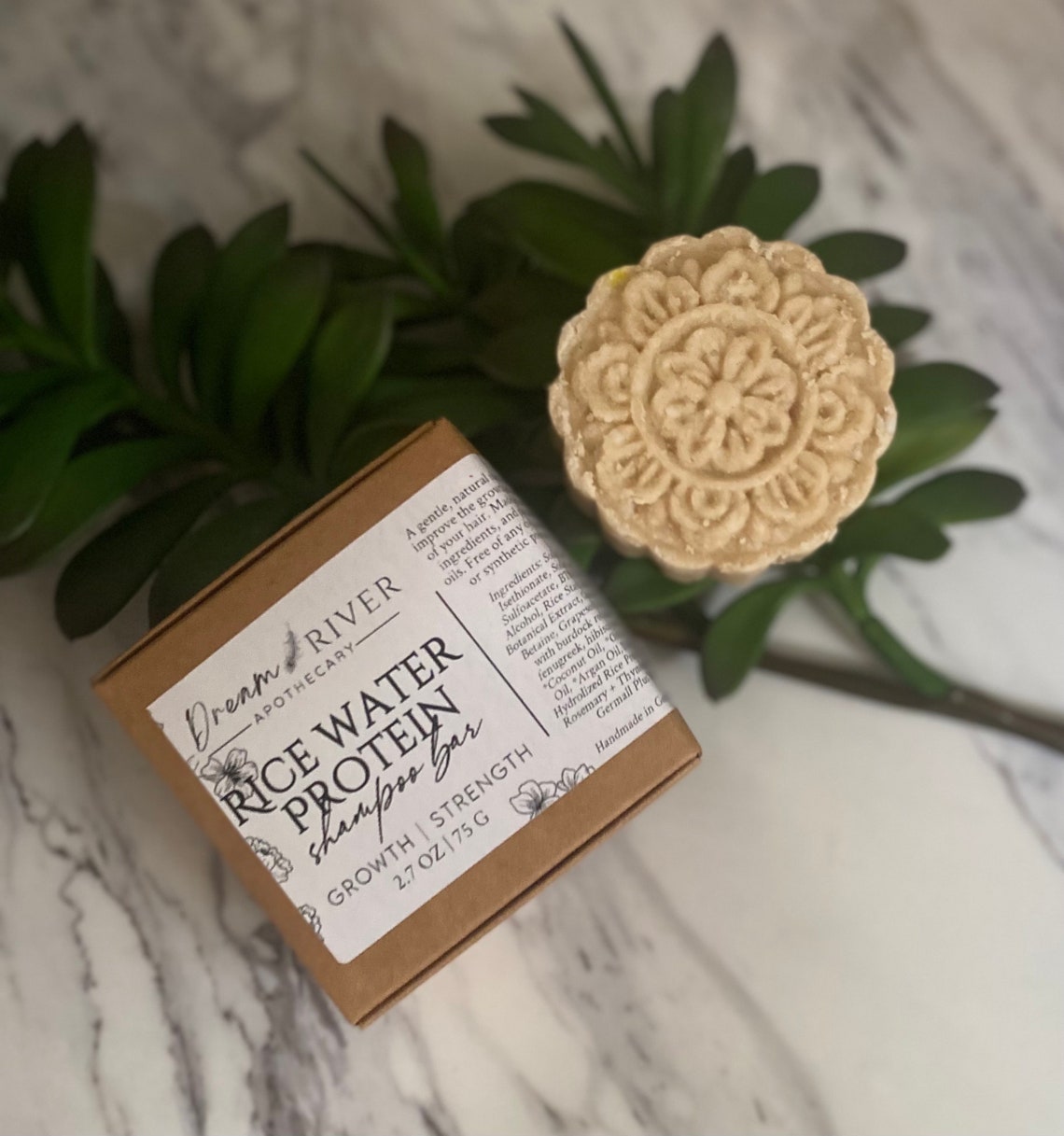 Rice Water Shampoo Bar Solid Shampoo All Natural Shampoo Hair Growth ...