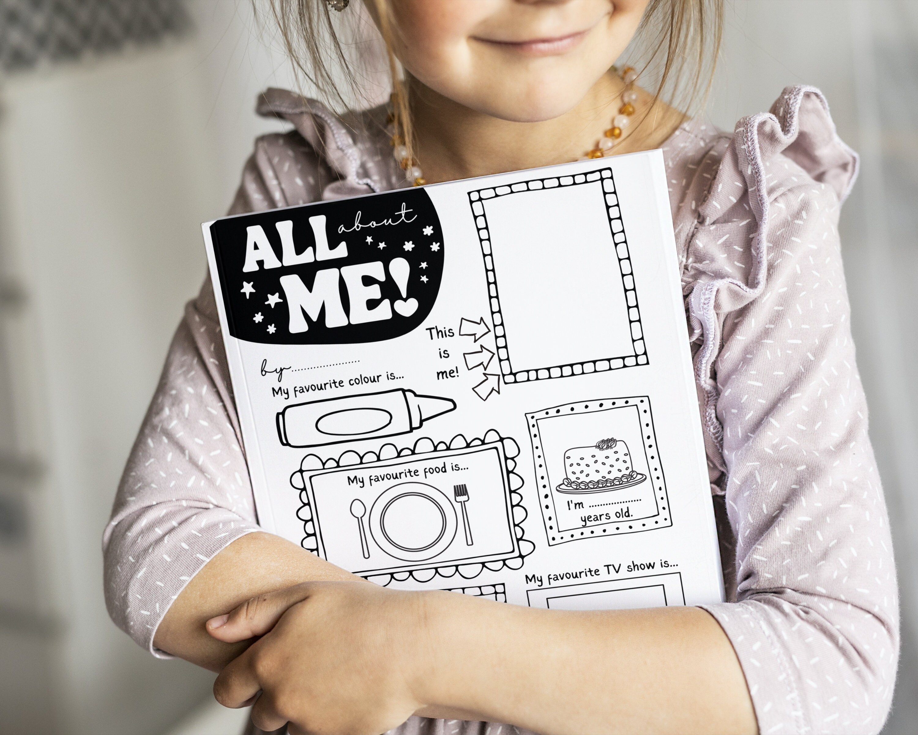 All About Me Poster, School Printable, Back to School Project ...