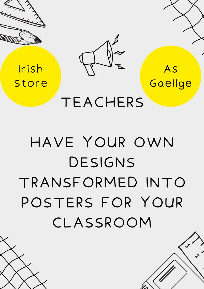 Classroom Poster Print - Etsy