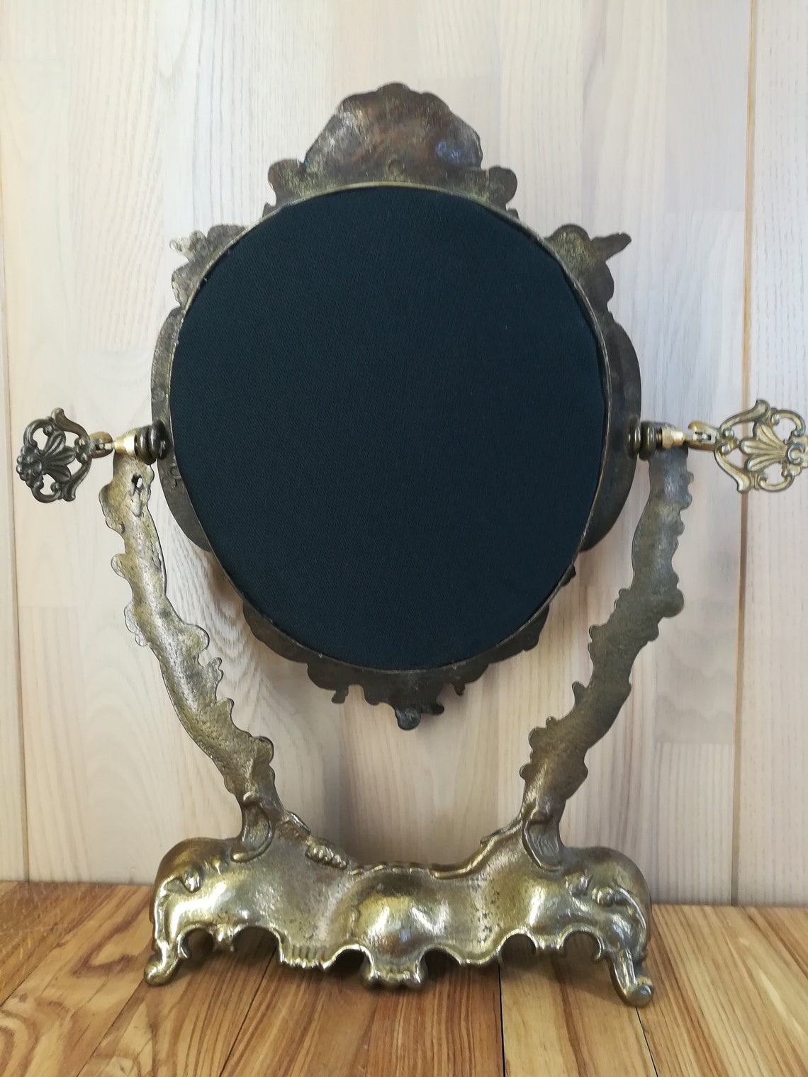 Brass Table Mirror - Etsy