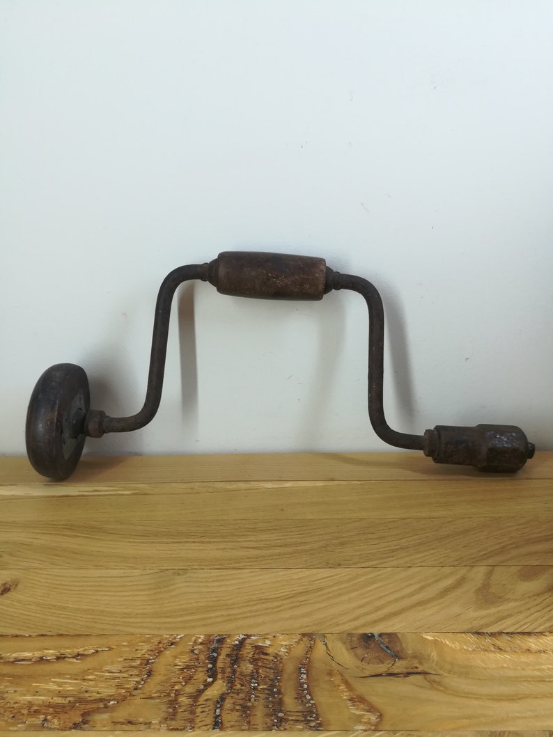 Vintage Manual Hand Drill, Old Carpentry Tool - Etsy