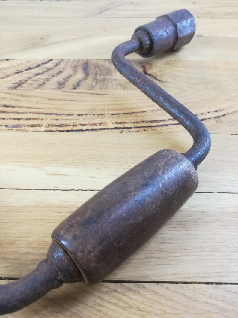 Vintage Manual Hand Drill, Old Carpentry Tool - Etsy