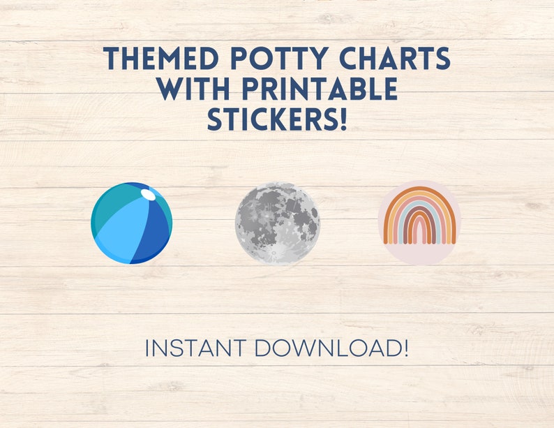 Printable Boho-themed Potty Chart With Stickers - Etsy