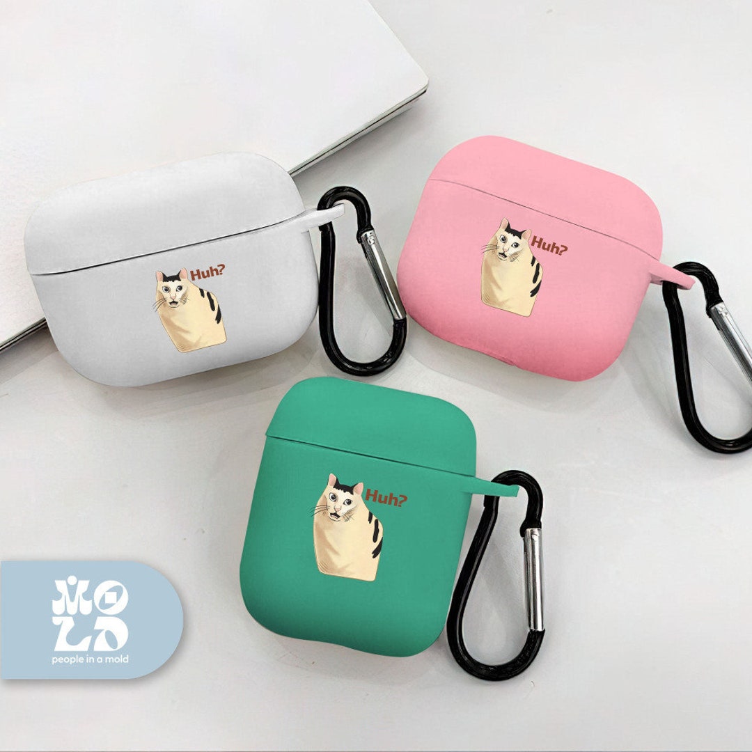 Funny Cat AirPod Case, Gift for Cat Lovers, Cat Airpods Case, Black Cat ...