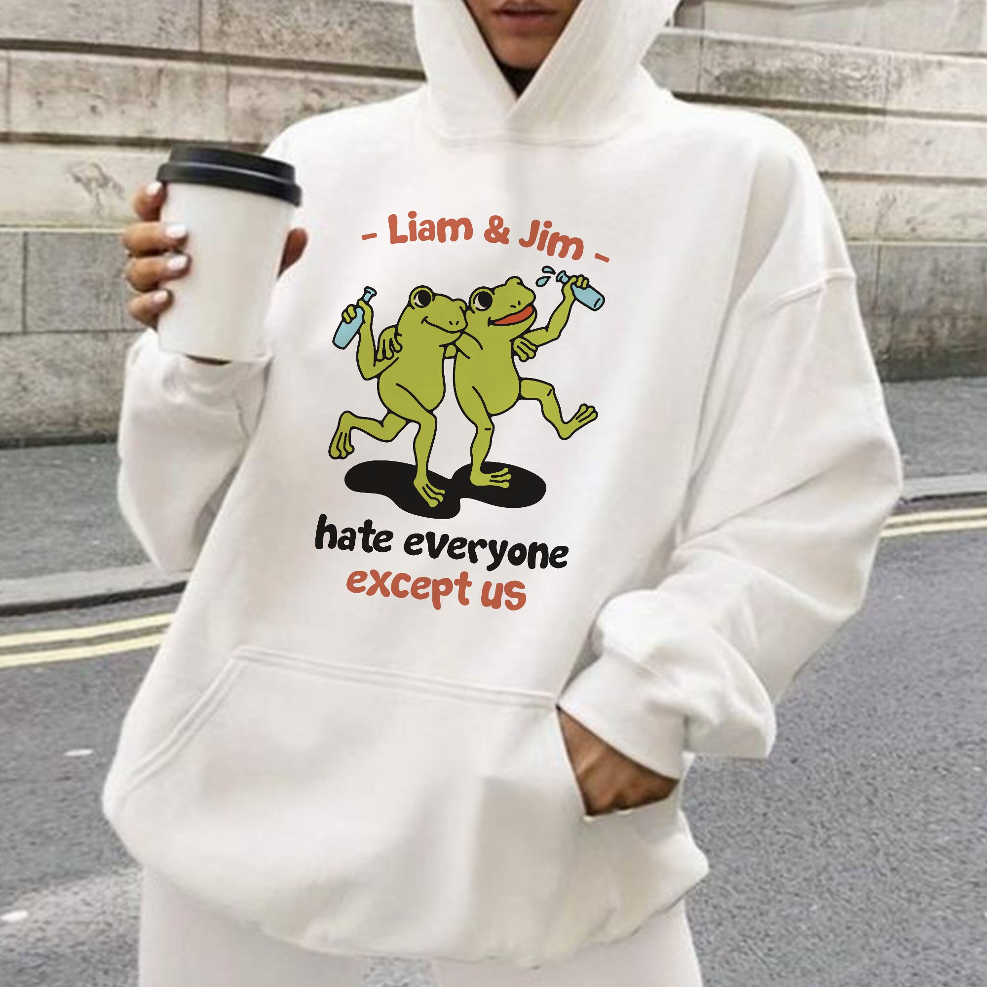 Personalised Best Friend Shirt, Frog Sweatshirt, Positive Quote Shirt ...