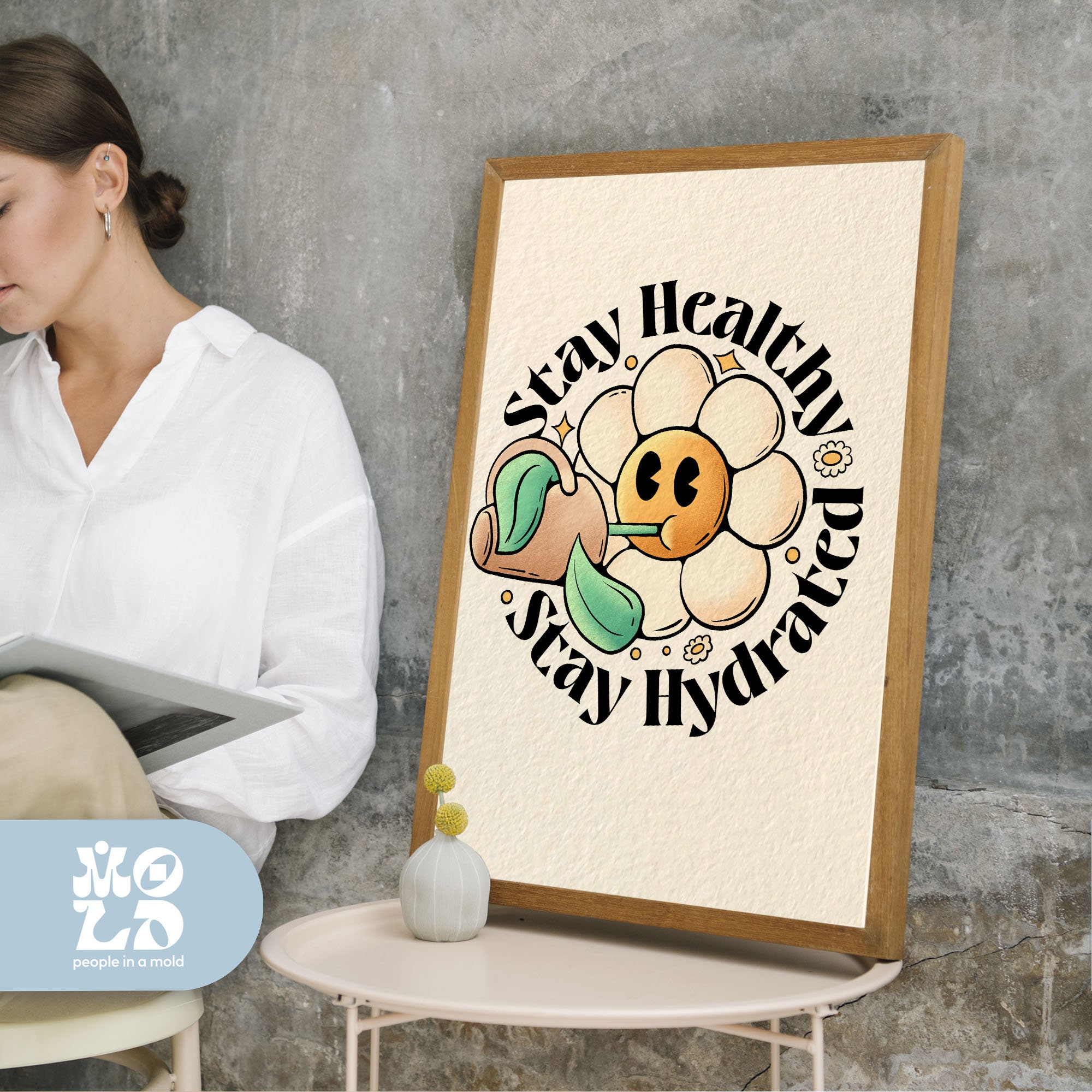 Stay Healthy Poster, Stay Hydrated Poster, Meaning Gift for Besties ...