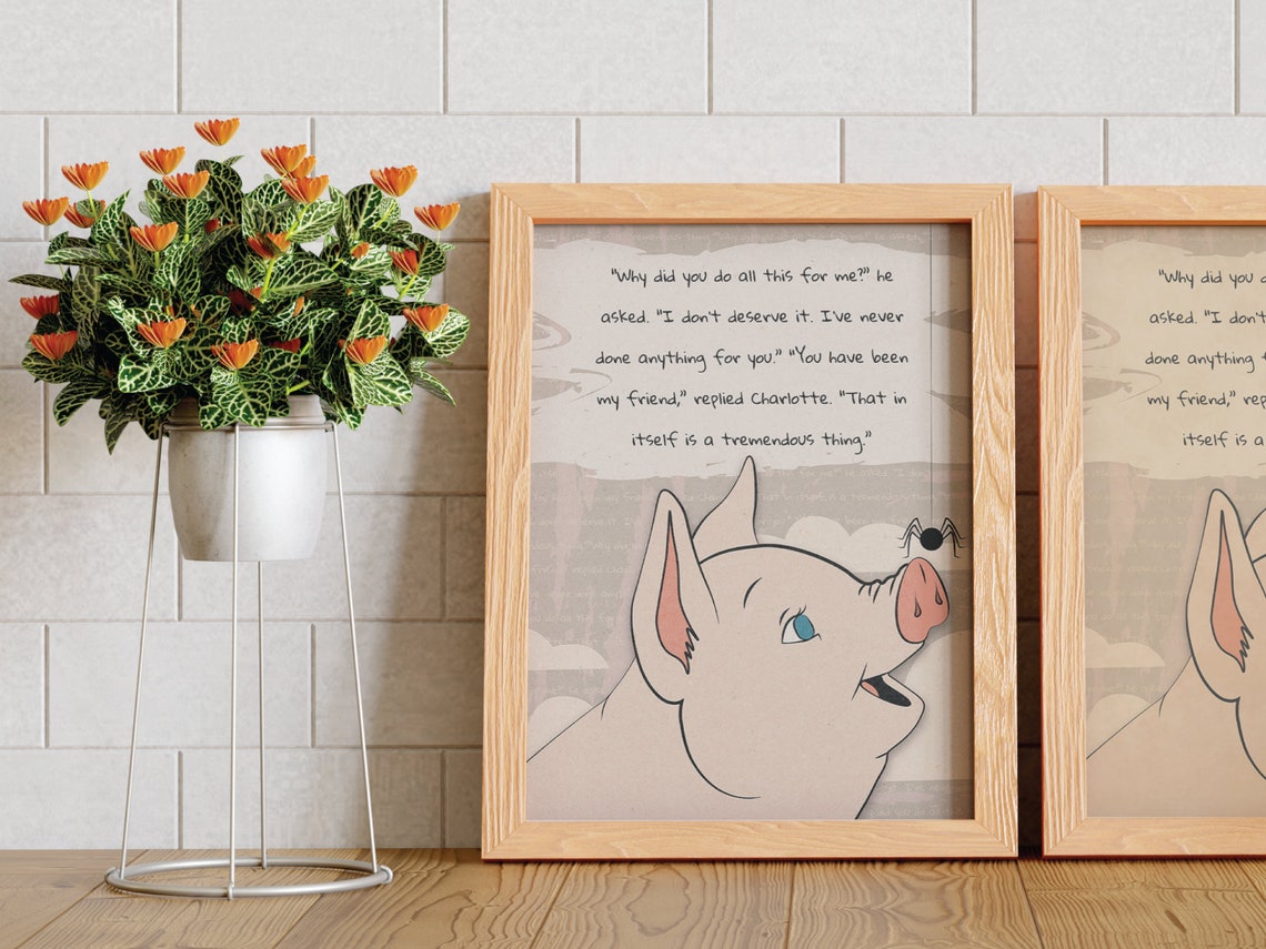 Charlotte's Web Digital Download Printable Poster - Etsy