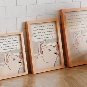 Charlotte's Web Digital Download Printable Poster, Charlotte's Web ...