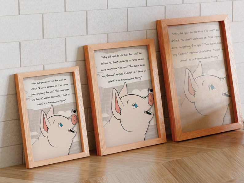 Charlotte's Web Digital Download Printable Poster - Etsy