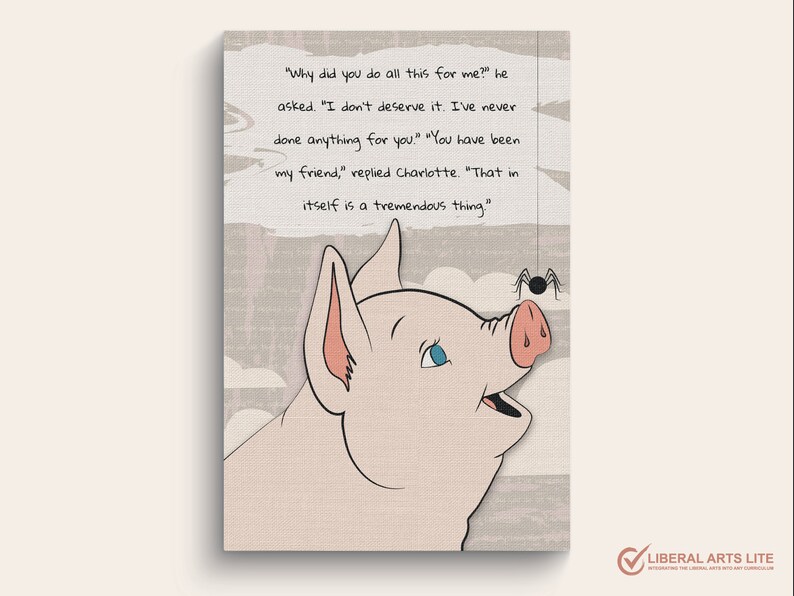 Charlotte's Web Digital Download Printable Poster - Etsy