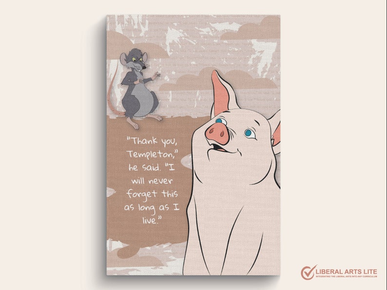 Charlotte's Web Digital Download Printable Poster, Charlotte's Web ...