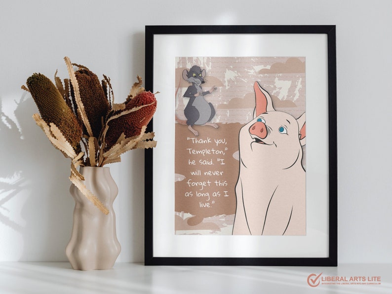 Charlotte's Web Digital Download Printable Poster, Charlotte's Web ...