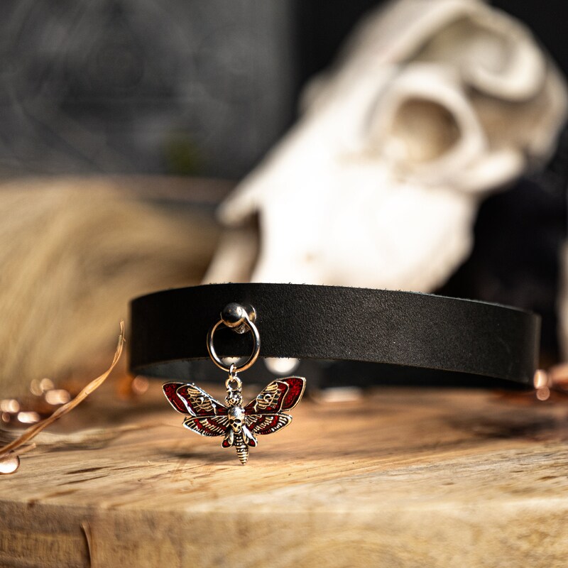 Leather Choker - Etsy