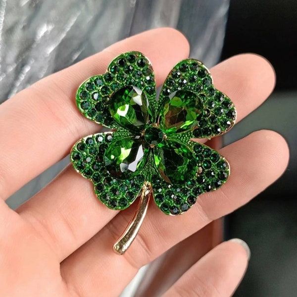 Clover Brooch - Etsy