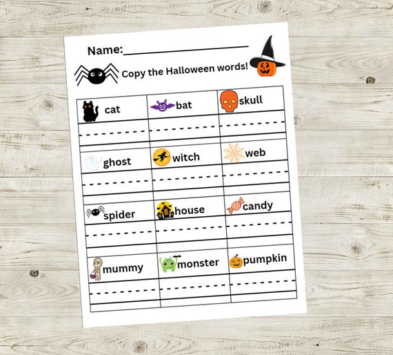 Halloween Printable Activity Sheets Free