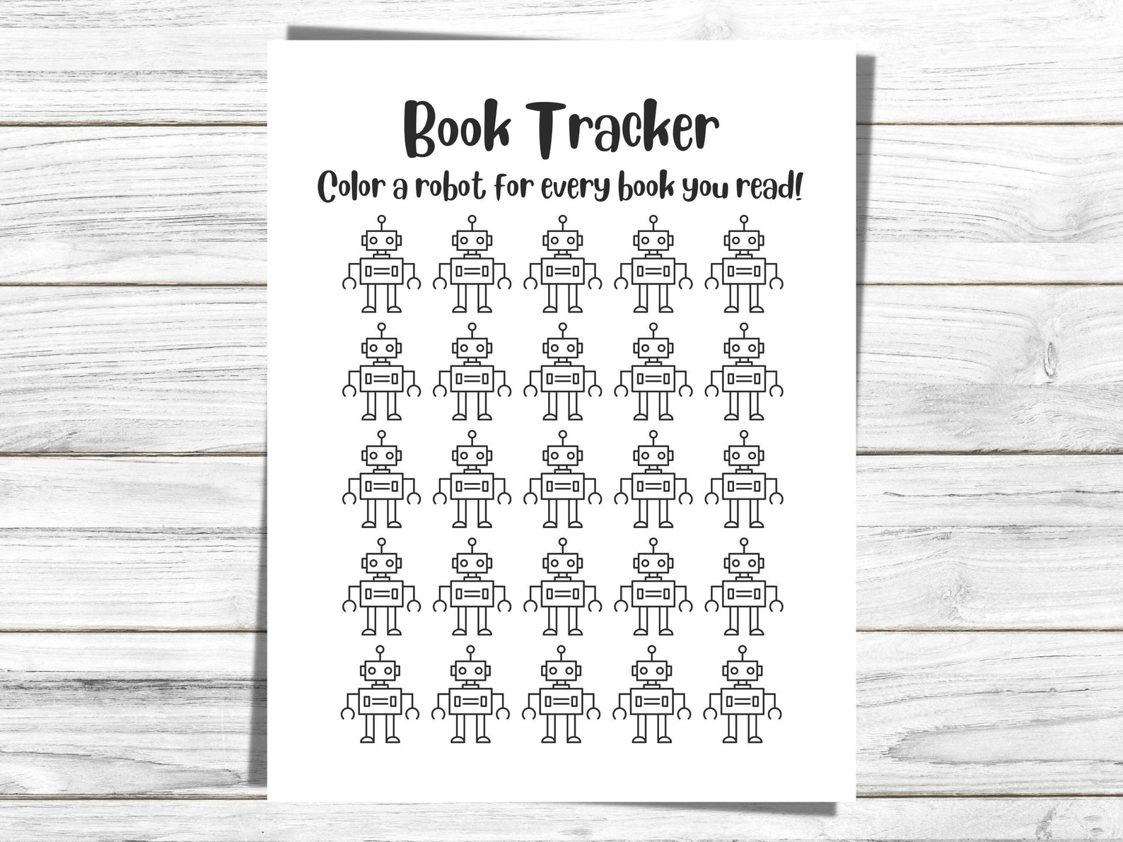 Robot Reading Log, Kids Reading Log, Reading Printables, Reading ...