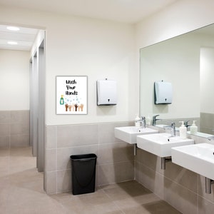 Wash Your Hands Sign, Classroom Sign, Classroom Rules, Kindergarten ...