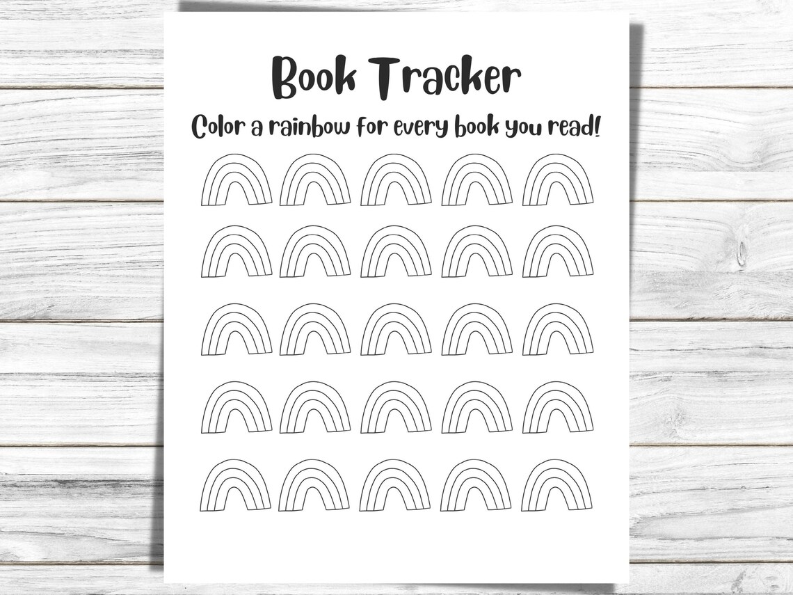 Rainbow Reading Log, Kids Reading Log, Reading Printables, Reading ...