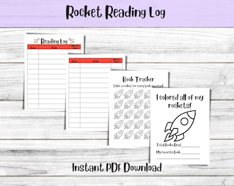 Rainbow Reading Log Kids Reading Log Reading Printables - Etsy