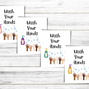 Wash Your Hands Sign, Classroom Sign, Classroom Rules, Kindergarten ...